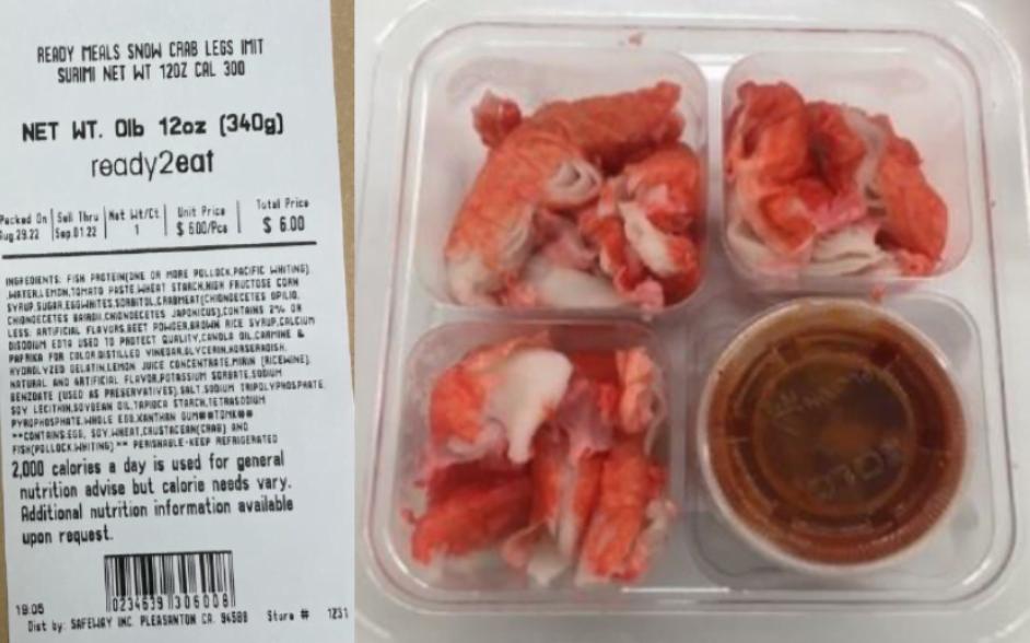 Albertson's food company recalled Ready meals seafood due to undeclared ...